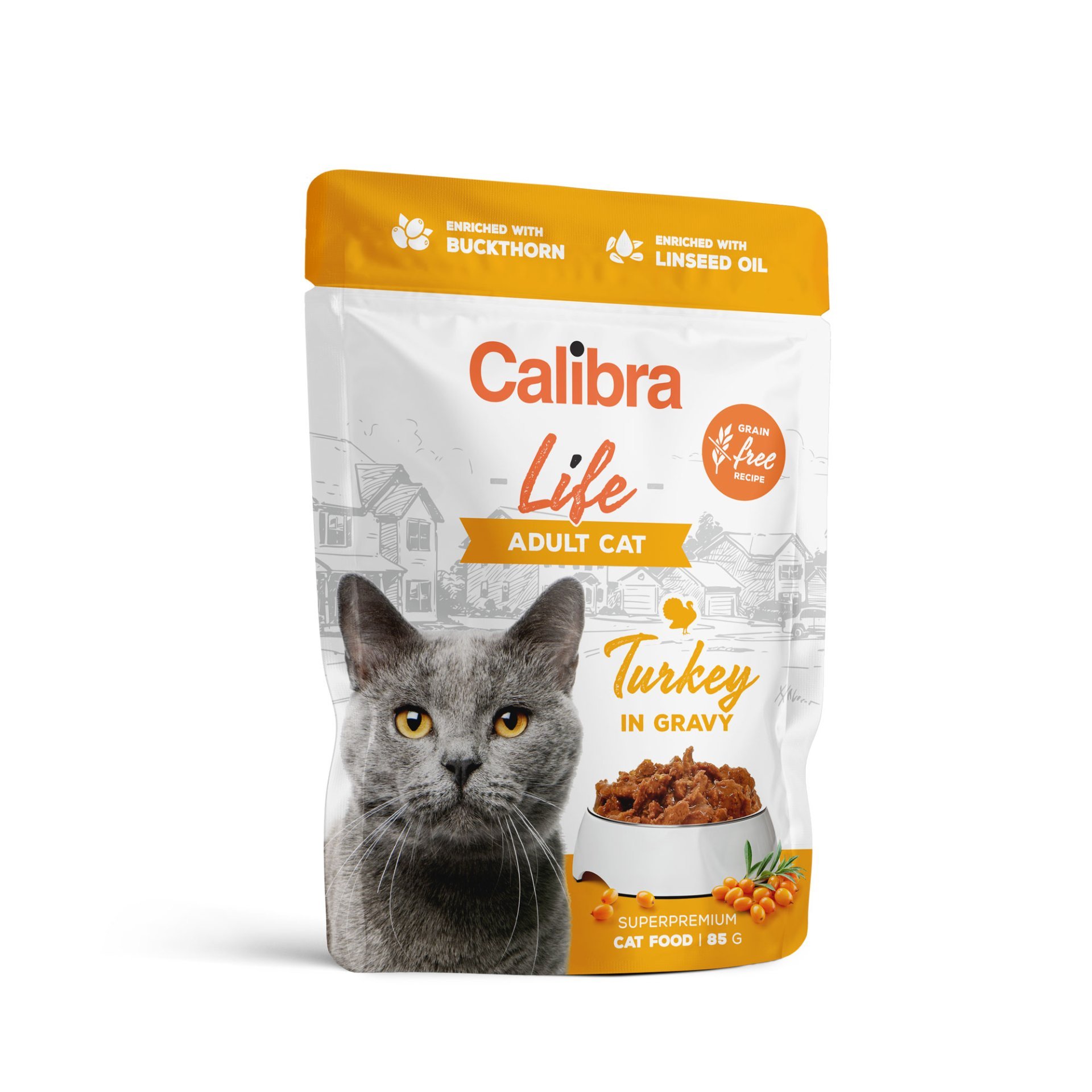 Calibra Life pouch for adult cats with turkey | Calibra
